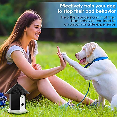 Anti Barking Device, 2-in-1 Ultrasonic Dog Barking Control Devices & Dog Training Tools, Waterproof Bark Box with 3 Levels & 50 Ft Range, Outdoor Dog Barking Deterrent Safe for Human & Dogs