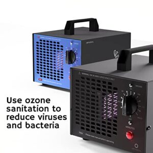 Airthereal Bundle | MA5000 Ozone Generator (Blue) and 2-pack Replacement Ceramic Ozone Plates, Odor Remover O3 Machine