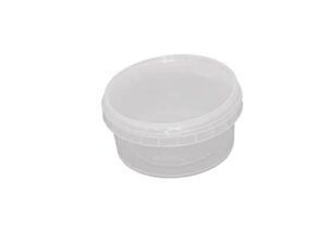 nexpak tamper-proof round container with lid 19.10 oz, 10 ct, airtight, best for food storage, food service, take out containers, food canisters, hot fillable up to 85° c