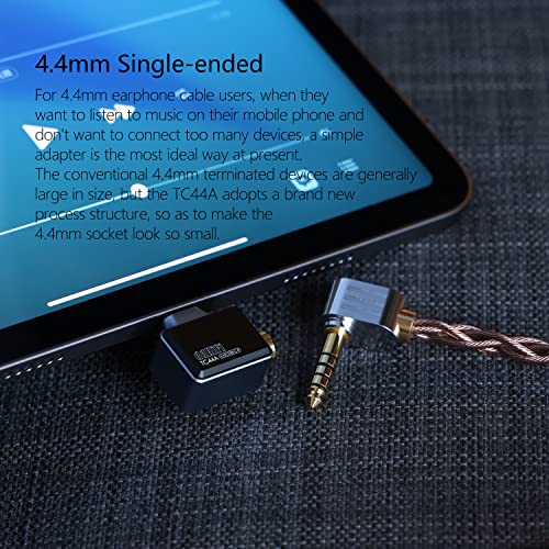 DD ddHiFi TC44A USB-C / Type-C to 4.4mm Single-Ended Headphone Jack Adapter, Audio Converter for Earphones / Headphones