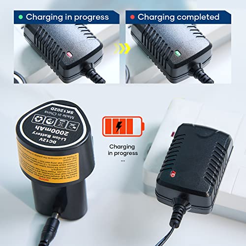 Saker Mini Cordless Polisher Charger - 1 Charger Only, DC 5521 Male Adapter, Input：100-240V~50/60Hz 0.5A, Output：12V-600mA