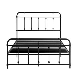 Classic Brands Calvino Classic Black Metal Platform Bed Frame, Full