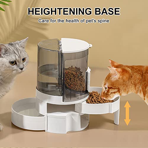 Pet Water Dispenser Without Electricity Unplugged Automatic Water Bowl Dispenser Gravity Water Dispenser for Cats Water Self Feeder Dog Fountain Dogs Bowl Bottles for Kitten Puppy