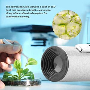 Mini 100X Microscope Kids Pocket Microscope Pen with Built in LED Light 100X Mini LED Magnifier Microscope Jewelers Loupe