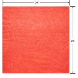 American Greetings 125 Sheets 20 in. x 20 in. Bulk Tissue Paper (Red and White) for Christmas, Birthdays, Holidays and All Occasion