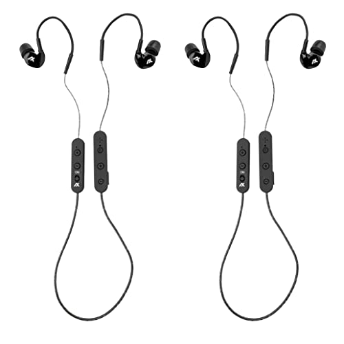 AXIL GS Extreme 2.0 Shooting Ear Protection Ear Buds 2 Pack – Hearing Enhancement & Noise Isolation Bluetooth Earbuds – Bluetooth Hearing Protection w/Dynamic Speakers – Ear Protection for Shooting