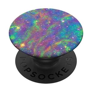 galaxy and space as well as astronaut abstract painting popsockets swappable popgrip