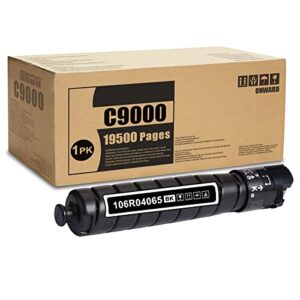 versalink c9000 black toner 106r04065 - onward 1 pack 106r04065 standard capacity toner (19,500 pages) replacement for xerox versalink c9000 printer