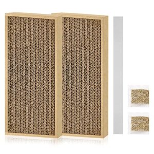 happyfreesx splicing cat scratch pad: cat scratchers for indoor kitten, cat scratching pad, cat scratcher cardboard, cat scratching pad, premium scratch from cats, double-sided design