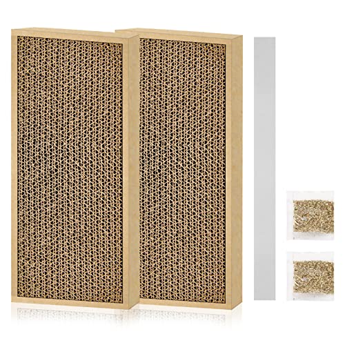 HappyFreeSX Splicing Cat Scratch Pad: Cat Scratchers for Indoor Kitten, Cat Scratching Pad, Cat Scratcher Cardboard, Cat Scratching Pad, Premium Scratch from Cats, Double-Sided Design