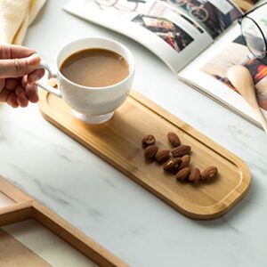 3 Compartment Condiment Tray Hospitality Tray, Chip and Dip Bowl with Wooden Serving Tray, Perfect for Snacks, Appetizers, Charcuterie, Chips, Candy, 10-inch Dip Trays for Parties