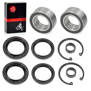 Front Wheel Bearings & Seals Circlip Dust Seal Compatible with Honda Rancher 350 TRX350 FE/FM Rancher 400 TRX400 FGA/FA Rancher 420 TRX420 2000-2014