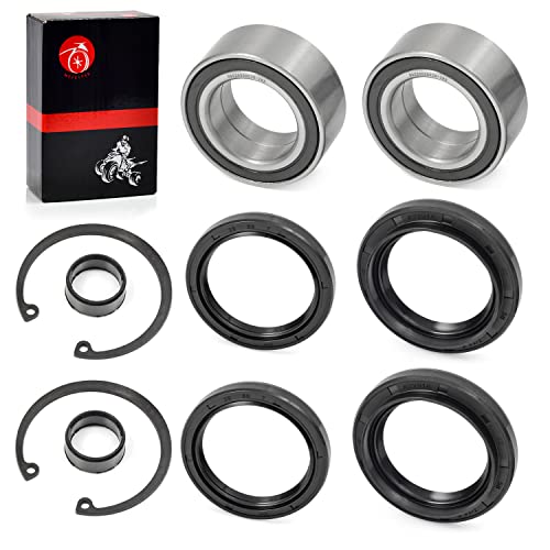 Front Wheel Bearings & Seals Circlip Dust Seal Compatible with Honda Rancher 350 TRX350 FE/FM Rancher 400 TRX400 FGA/FA Rancher 420 TRX420 2000-2014