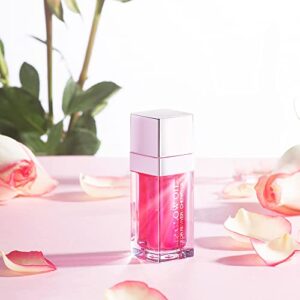 Plumping Lip Oil, Long Lasting Hydrating Gloss Tinted Balm Non-sticky Revitalizing, Tinting Care Oil for Dry (CHERRY)