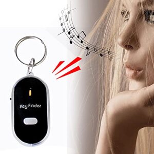 Key Finder Keychains Remote Sound Control Lost Key Finder Locator Device Phone Keychain Whistle Item Locator Suitable for Seniors Key Locator Device