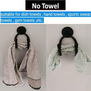 [Upgrade] Mini Magnetic Towel Hook Towel Hanger Rack for Kitchen Dish Towels , Hand Towels, Sports Sweat Towels , Gym Towels, etc. Not for Bath Towels - No Installation Required