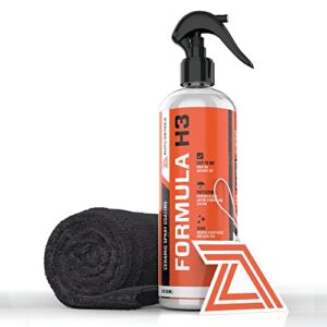 formula h3 nano ceramic coating for cars - car wax nano spray 16oz - nano ceramic spray coating for cars - ceramic spray wax - ceramic car coating spray