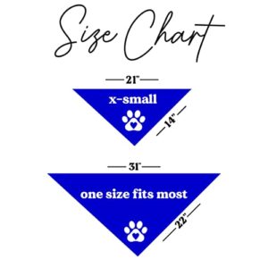 Nice Jewish Dog Dog Bandana (930 Royal Scrunch, One Size)