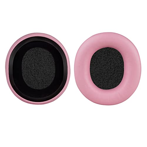 Geekria NOVA Replacement Ear Pads for Sony WH-CH700N, WH-CH710N, WH-CH720N Headphones Ear Cushions, Headset Earpads, Ear Cups Repair Parts (Pink)