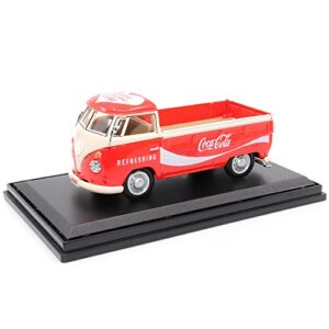 1:43 Scale 1962 Volkswagen T1 Pickup Red/White