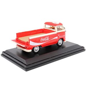 1:43 Scale 1962 Volkswagen T1 Pickup Red/White