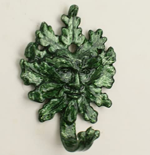 Greenman Wall Mounted Hook Hangs Clothes, Keys, Bathrobes,Tools, and More (Silver)