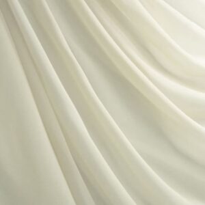 texco inc polyester interlock lining 2 way stretch/decoration, apparel, home/diy fabric, cream 164 1 yard