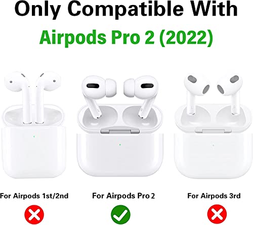 Anime Pattern Designed for AirPods Pro 2nd Generation Case Cover 2022,Cute Anime Soft TPU Shockproof for AirPods Pro 2 Case Clear with Keychain,Gift for Boys and Girls (Anime 6)