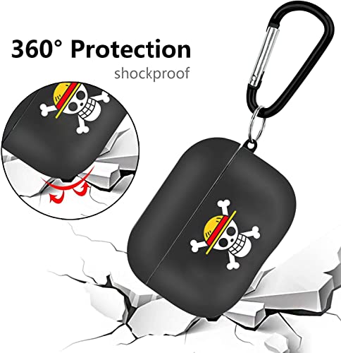 Anime Pattern Designed for AirPods Pro 2nd Generation Case Cover 2022,Cute Anime Soft TPU Shockproof for AirPods Pro 2 Case Clear with Keychain,Gift for Boys and Girls (Anime 6)