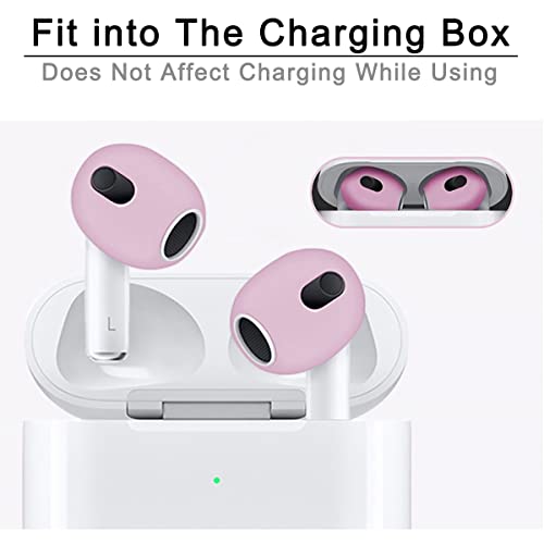 Luckvan AirPods 3 Ear Hook Ear Tips for Replacement Cover for AirPods3 Accessory fit in AirPods Case, White 3 Pairs