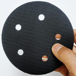 5 inch 5 Holes Premium Hook and Loop Pad Saver for Random Orbital Sanders notably extends the backing pad´s lifetime,Multi Hole Pad Protector