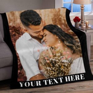 Artsadd Custom Blankets with Photos Text Personalized Pictures Collage Blankets Customized Flannel Throw Blanket Gifts for Mom Dad Best Sister Family Wife 1 Collage 50"x60"