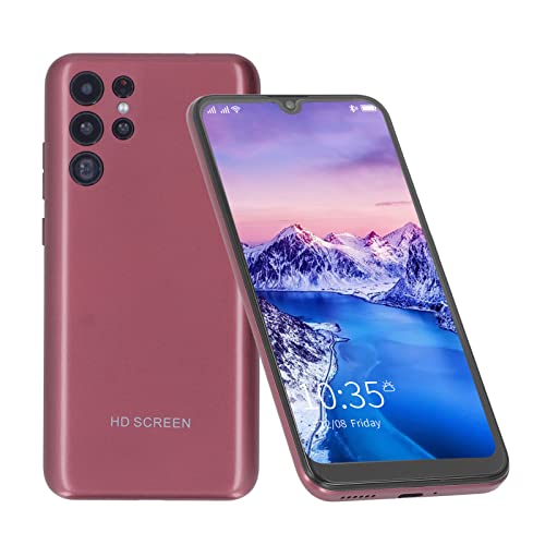 Alvinlite S22 Ultra Smartphone Unlocked Cell Phone, Unlocked Android Smartphone, Android 10 Gaming Phone, 128GB, 4GB RAM 64GB ROM, 6.26" HD Display (Rose Gold)