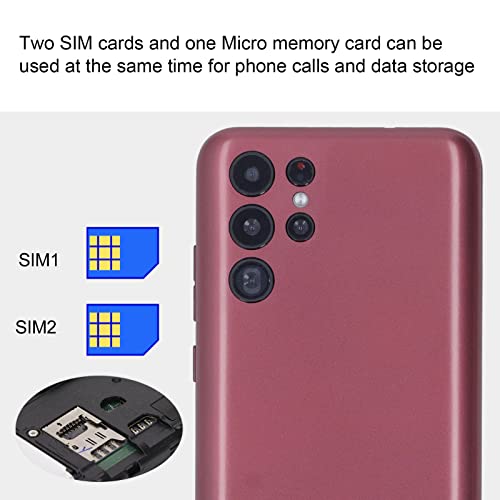 Alvinlite S22 Ultra Smartphone Unlocked Cell Phone, Unlocked Android Smartphone, Android 10 Gaming Phone, 128GB, 4GB RAM 64GB ROM, 6.26" HD Display (Rose Gold)