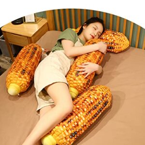 Maxpetus Toasted Corn Pillow, Green Corn, 3D Simulation Independent Sofa Decoration Cushion (24in, Roast Corn)