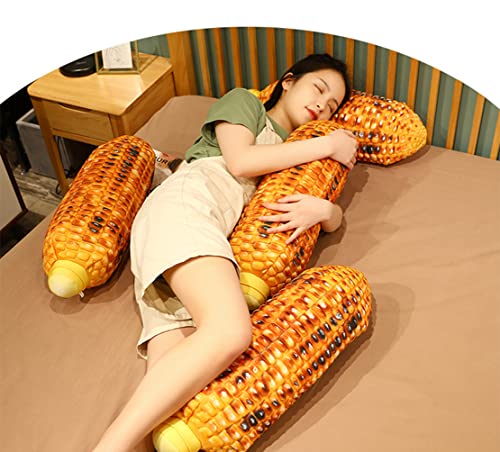 Maxpetus Toasted Corn Pillow, Green Corn, 3D Simulation Independent Sofa Decoration Cushion (24in, Roast Corn)