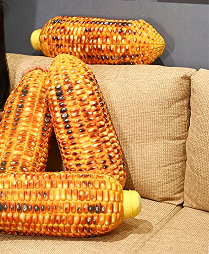 Maxpetus Toasted Corn Pillow, Green Corn, 3D Simulation Independent Sofa Decoration Cushion (24in, Roast Corn)