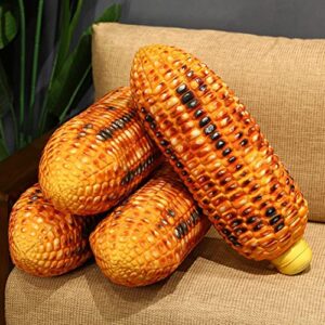 Maxpetus Toasted Corn Pillow, Green Corn, 3D Simulation Independent Sofa Decoration Cushion (24in, Roast Corn)