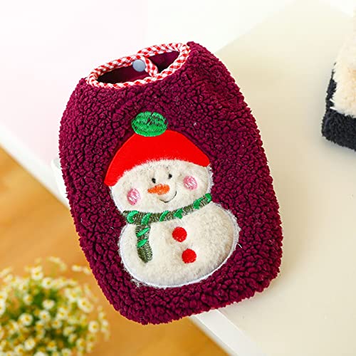 Dog Sweaters for Large Dogs Cold Weather Pet Clothes Rack Small Christmas Snowman Cat Pet Clothes Holiday