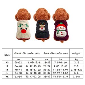 Dog Sweaters for Large Dogs Cold Weather Pet Clothes Rack Small Christmas Snowman Cat Pet Clothes Holiday