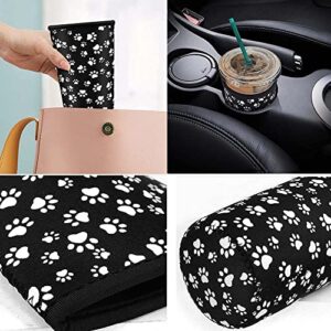 3 Pack Reusable Iced Coffee Sleeves, Jahomieo Insulator Sleeve for Cold Beverages, Neoprene Drink Sleeve Cup Holder for Starbucks Coffee, McDonalds, Dunkin Coffee，More