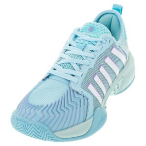 k-swiss women's pickleball supreme shoe, angel blue/sheer lilac/brilliant white, 9 m