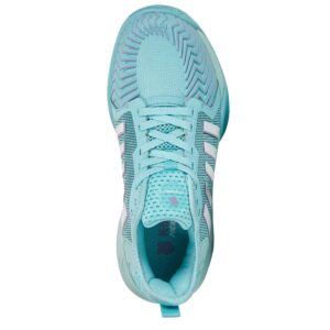 K-Swiss Women's Pickleball Supreme Shoe, Angel Blue/Sheer Lilac/Brilliant White, 9 M