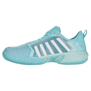 K-Swiss Women's Pickleball Supreme Shoe, Angel Blue/Sheer Lilac/Brilliant White, 9 M