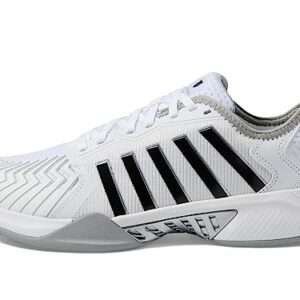 K-Swiss Men's Pickleball Supreme Shoe, White/High Rise/Black, 9 M