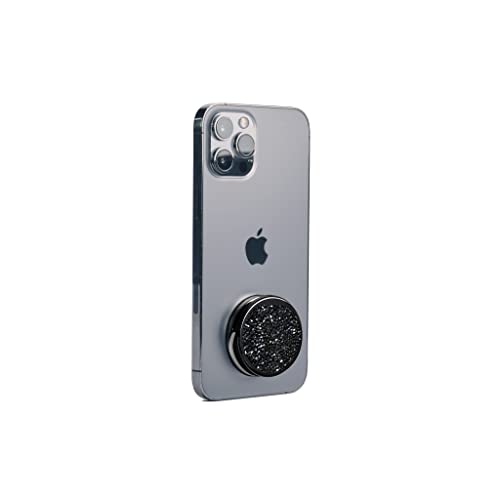 HANDL New York: Black - Handl O Sparkl Collection - Phone Grip and Stand for Smartphone