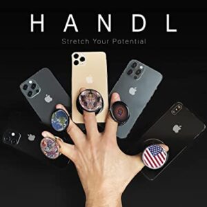 HANDL New York: White - Handl O Elements Collection - Phone Grip and Stand for Smartphone