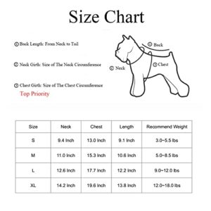 Ornaous Cute Dog Cat Christmas Santa Claus Costume, Pet Xmas Cosplay Dress, Puppy Fleece Warm Outfit for Holiday（L Size）