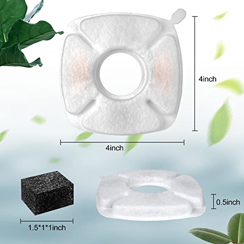 Dairzitv Cat Water Foutain Filters Pre-Filter Sponges Replacement for Veken 95oz/2.8L Automatic Pet Fountain Cat Water Fountain Dog Water Dispenser