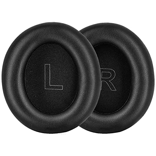 JULONGCR Life Q30 Ear Pads Replacement Pads Soundcore Life Q35 Earpads Cushions Cover Cups Parts Compatible with Anker Soundcore Life Q35 / Q30 Headphones. (Black)